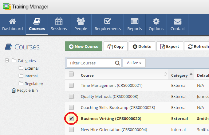 Training Manager Web Edition